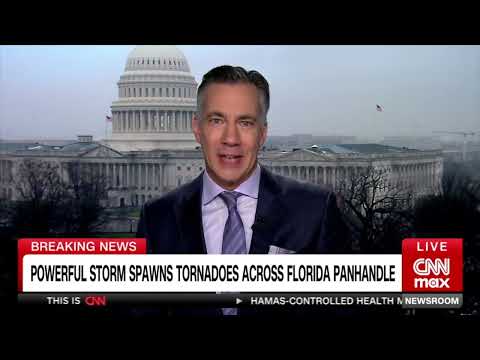 Elisa Raffa - CNN - Panama City Tornadoes 1-9-24 - YouTube