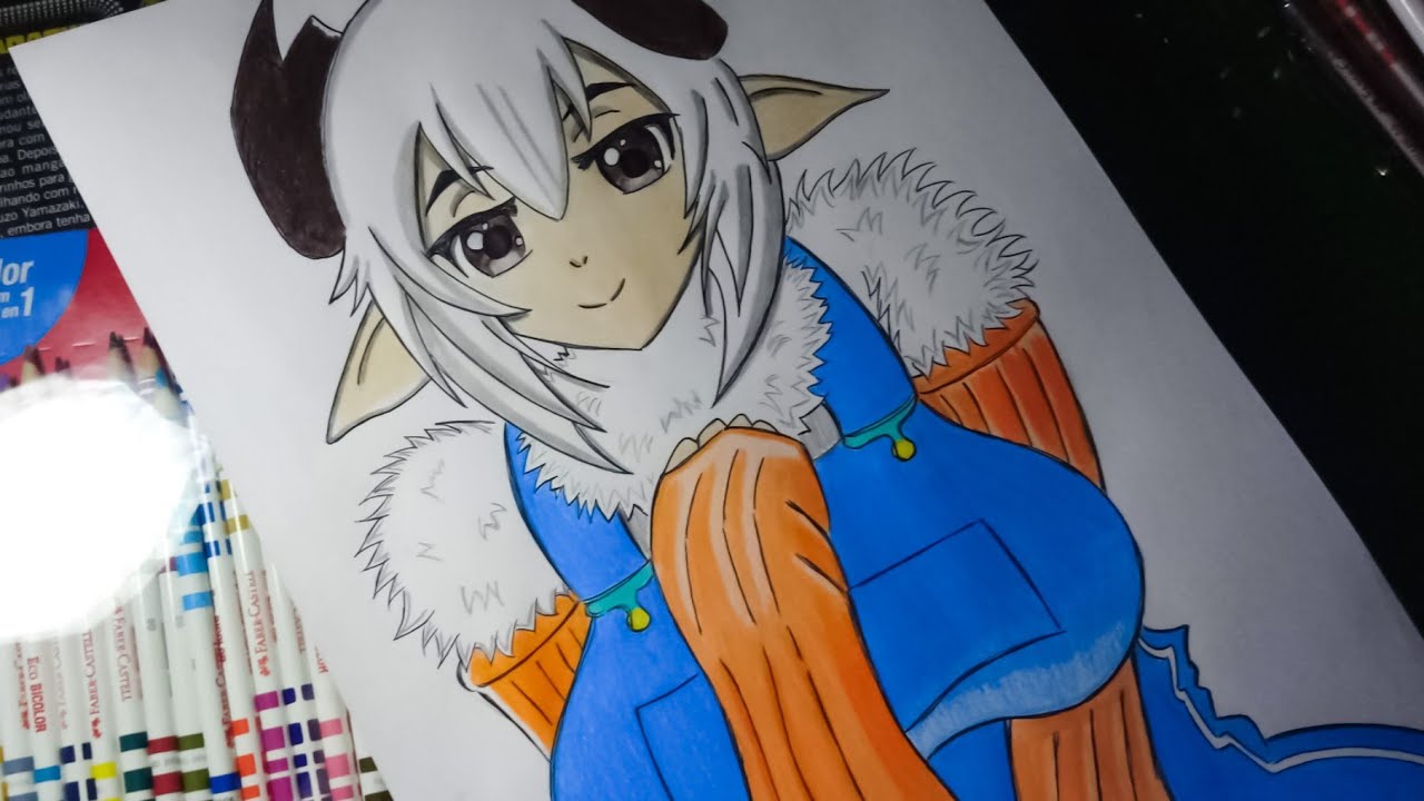 Drawing Merino - Monster Musume Drawing Handmade! - YouTube