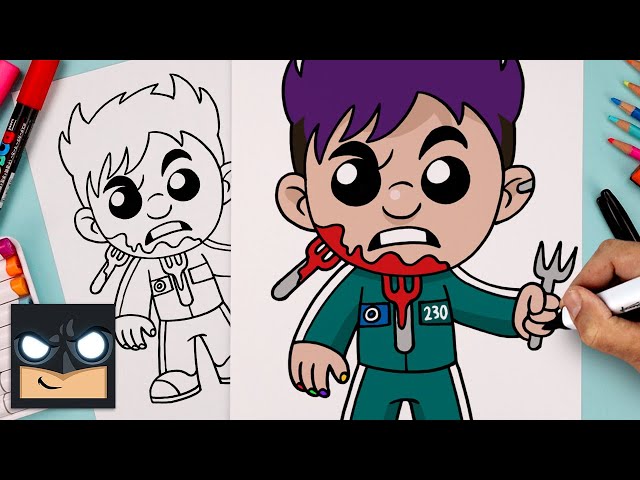 How To Draw Thanos | Squid Game - Videos For Kids