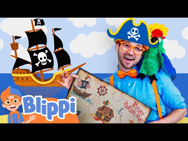 Blippi the Pirate, Arrgg! | Educational Videos for Kids - Videos For Kids