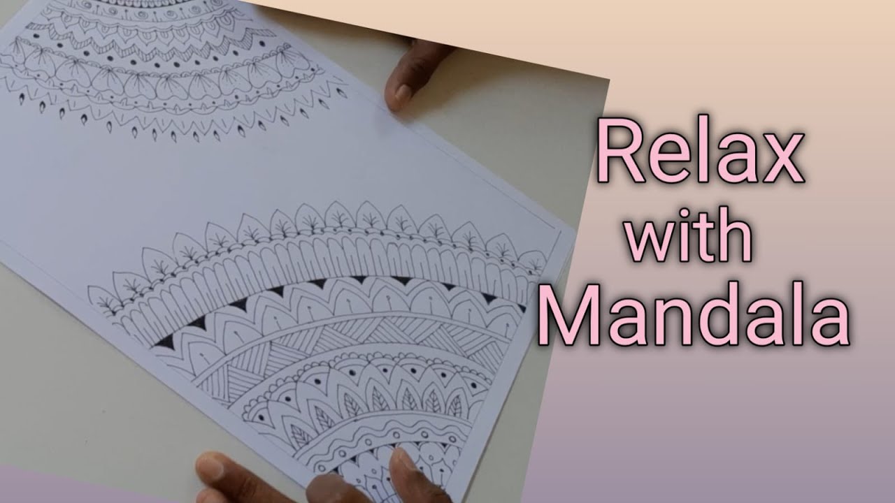 Relax with Mandala| Free hand Mandala Art| Ino's Life | Sri Lanka - YouTube
