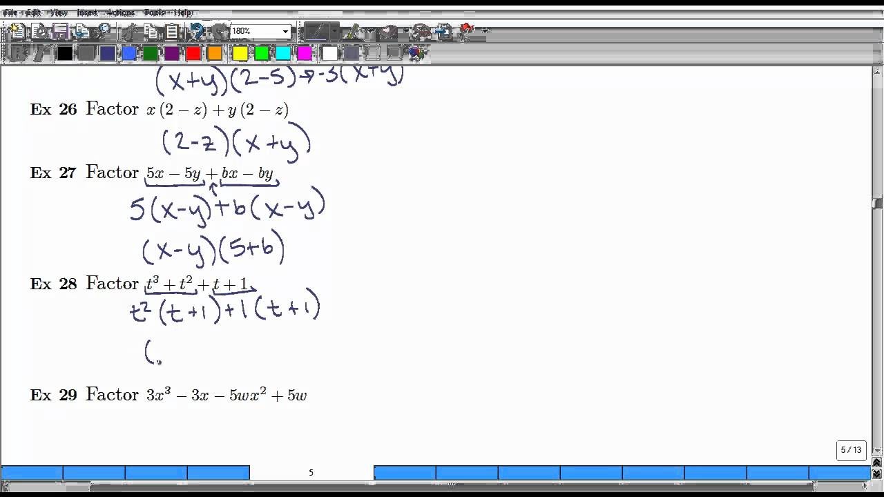 Tech Math 3: Section 2.3a - YouTube