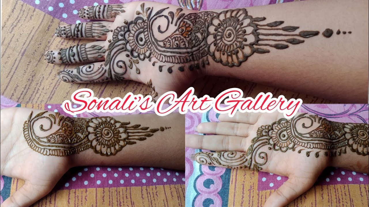 New Stylish And Party Mehndi Design || Easy And Step By Step Mehndi ...