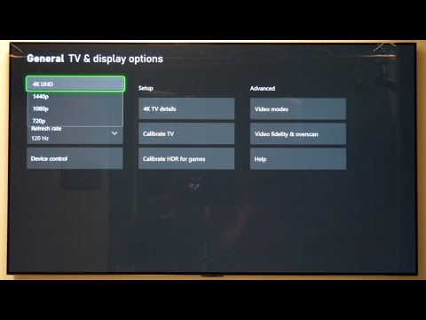 How to adjust the Xbox resolution when gaming on an LG OLED TV - YouTube