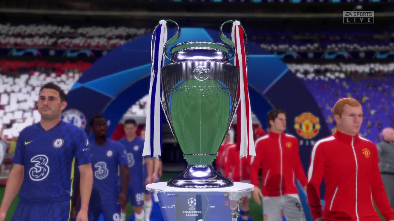Chelsea Icons vs Man Utd Icons in UCL Final | FIFA 22 | Lampard, Drogba ...