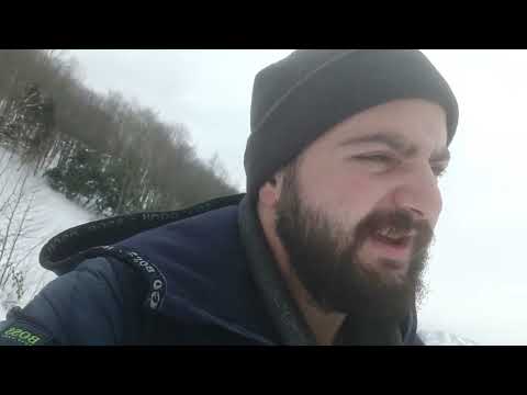 KAR YAĞIŞINA YAKALANDIK.ZORLU MEZERE YOLCULUĞU.KATA ATEŞ BAŞINDA ÇAY KEYFİ#jersey#köy#koyhayati