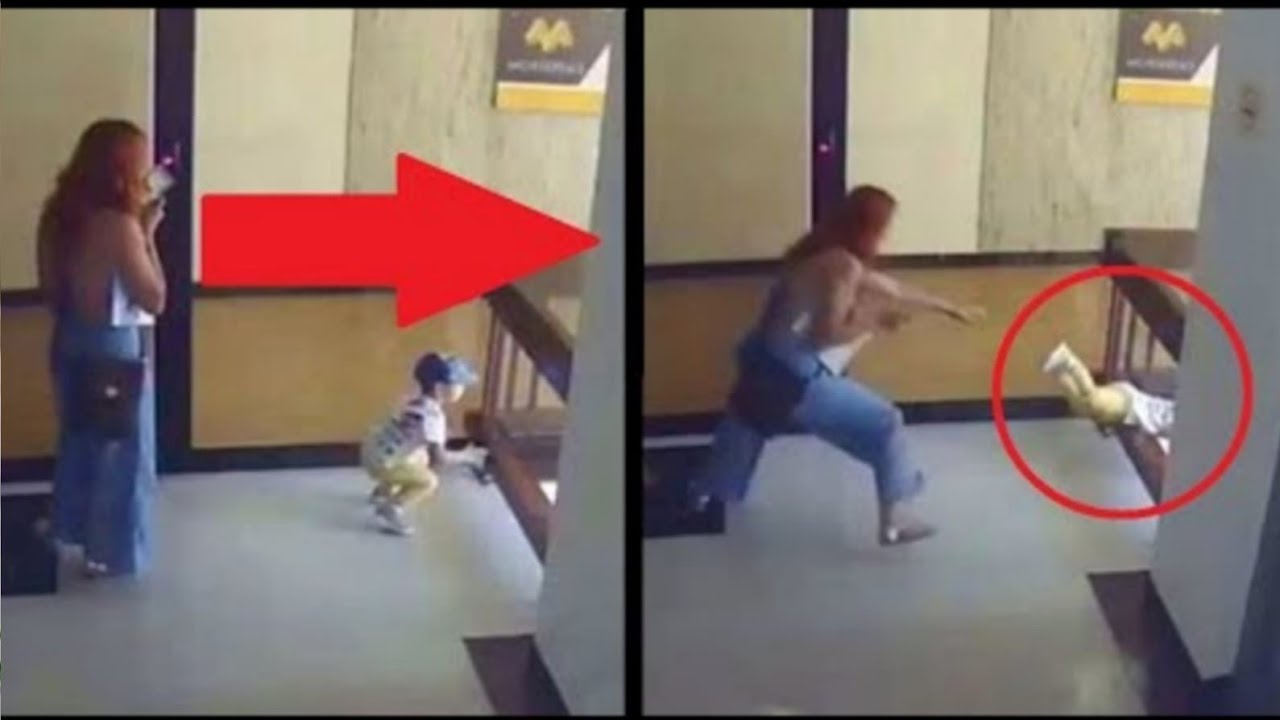 Mom Risks Her Life to Save Her toddler from falling off the highest ...