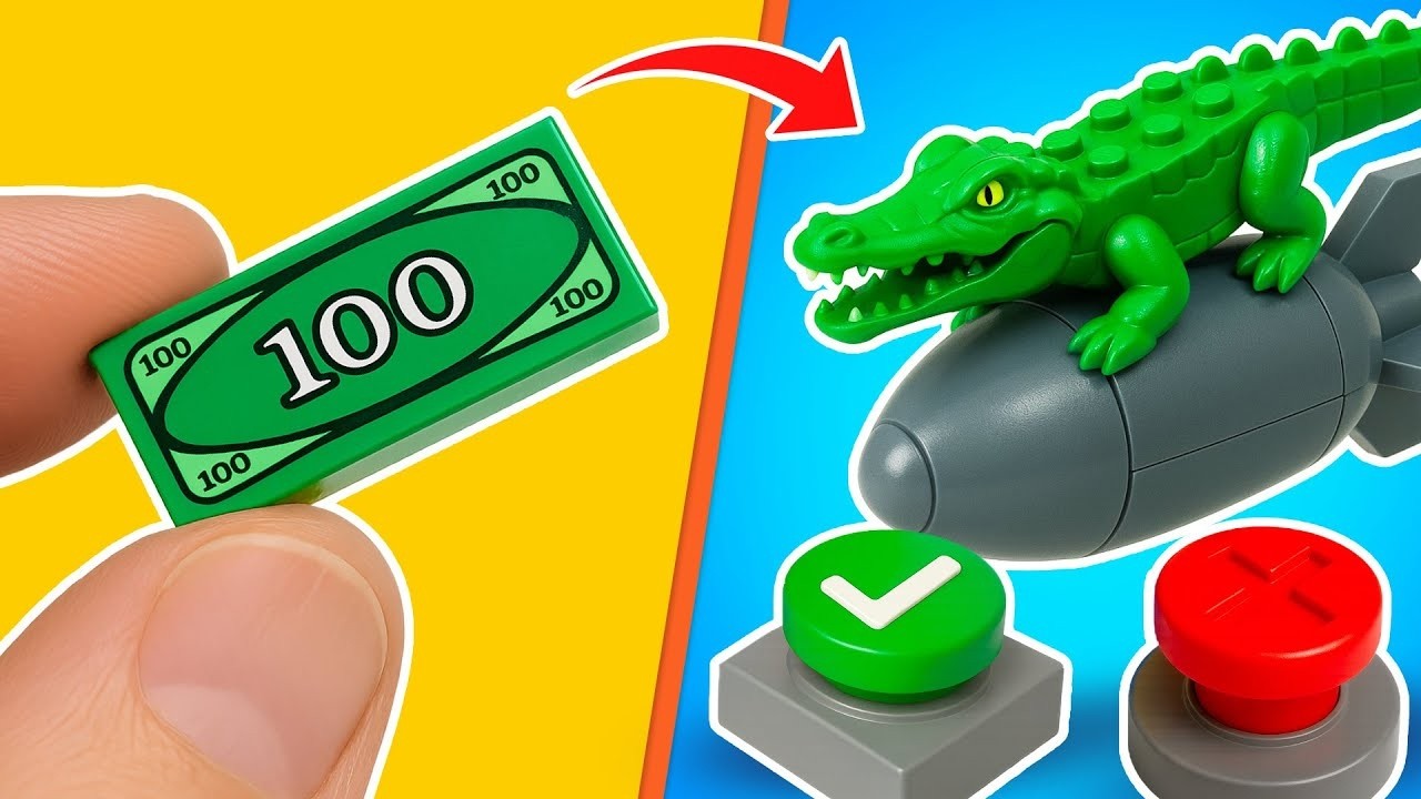 Getting RICH in EVERY Roblox game in LEGO - YouTube