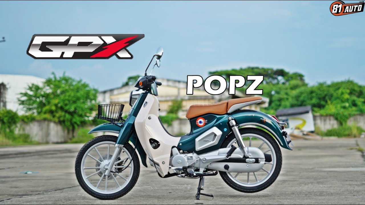 New GPX POPZ 110CC (สีเขียว) 2021 (Walk around 4K) : 81Auto - YouTube