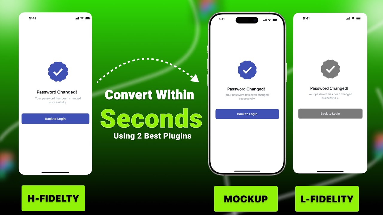 Convert Final Design in Mockup & Low-Fidelity Wireframe | Design to ...