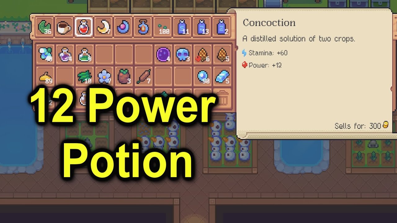 How to make a +12 power potion | Moonstone Island - YouTube