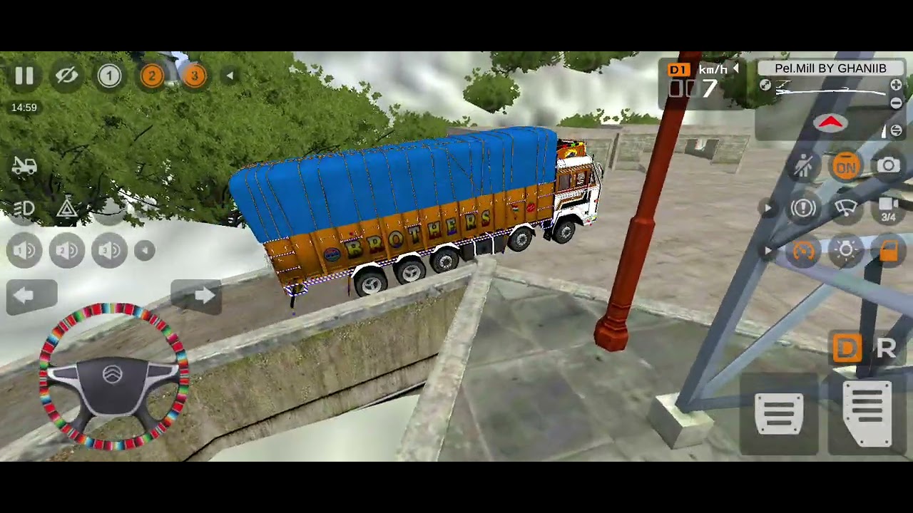 16 chkaa truck 🚛 loaded slowly drive safety #explorepage - YouTube