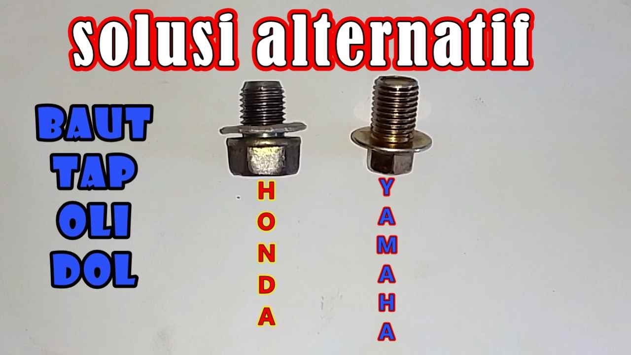 alternatif baut tap oli dol - YouTube