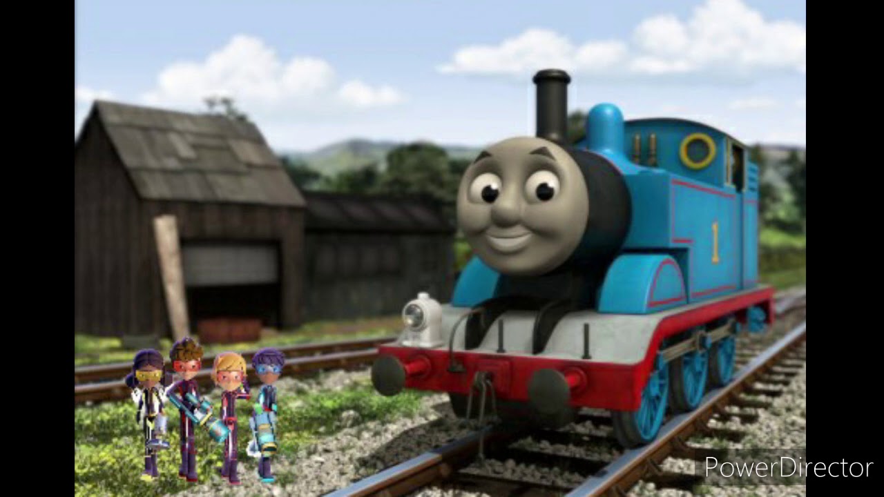 Thomas the Tank Engine meets the Monster Buster Club Heroes - YouTube