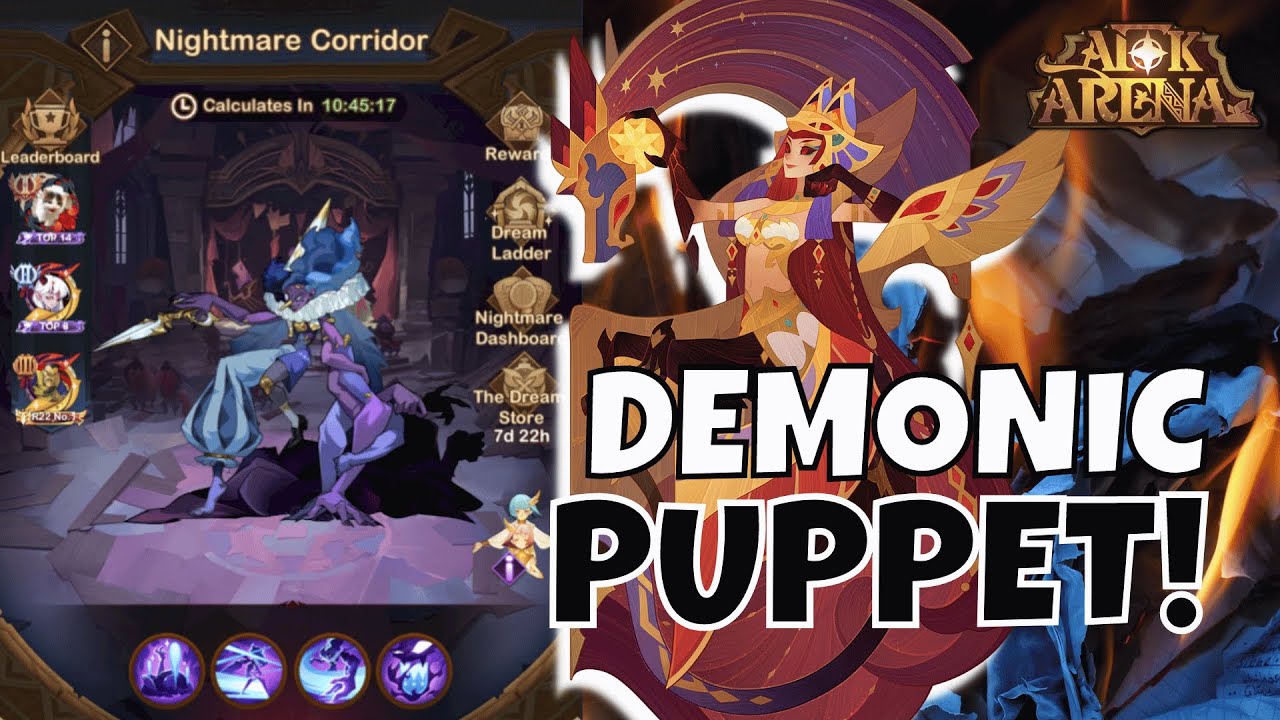 NIGHTMARE CORRIDOR - DEMONIC PUPPET! [FURRY HIPPO AFK ARENA] - YouTube
