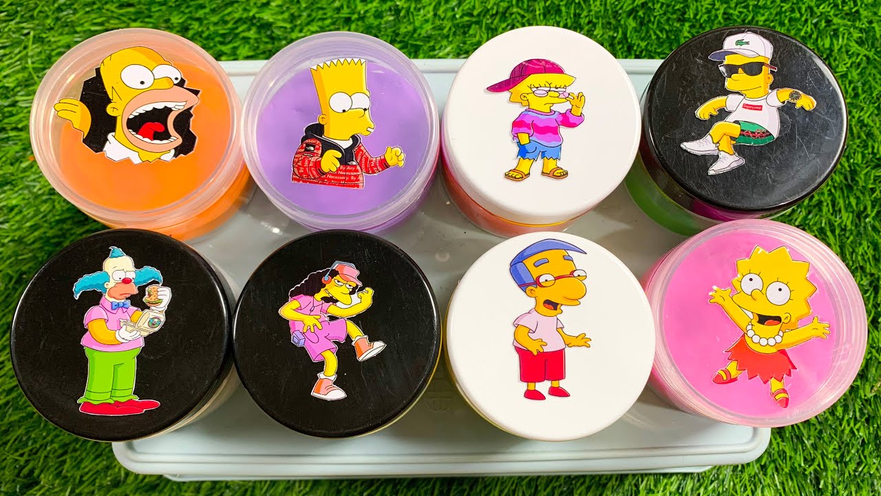 The Simpsons - Looking For All Clay In Colorful Round Boxes ...