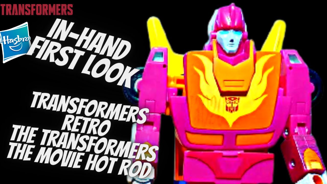 Transformers Retro The Transformers The Movie Hot Rod Figure In-Hand ...