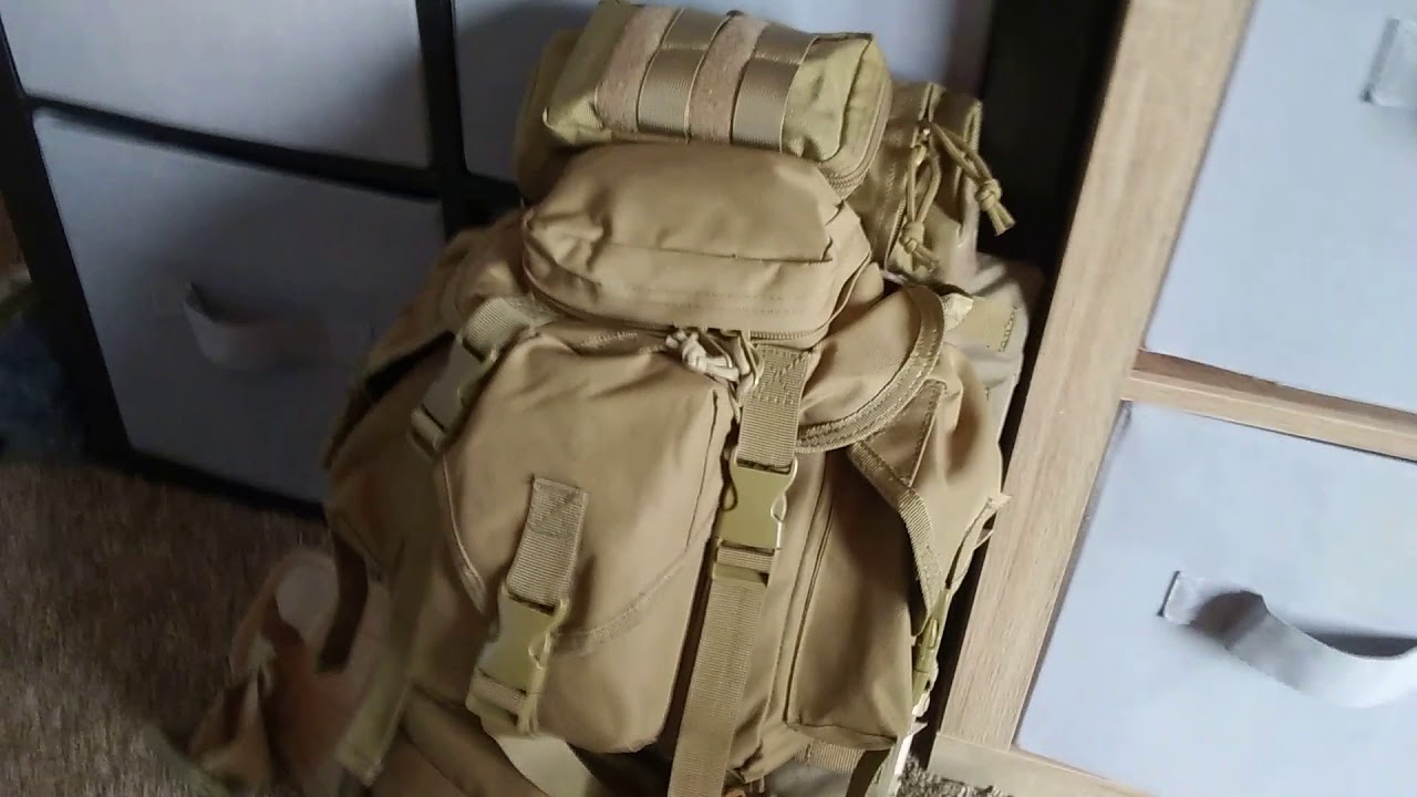 ALICE frame + 5.11 MOLLE panel + Fox Recon buttpack - YouTube