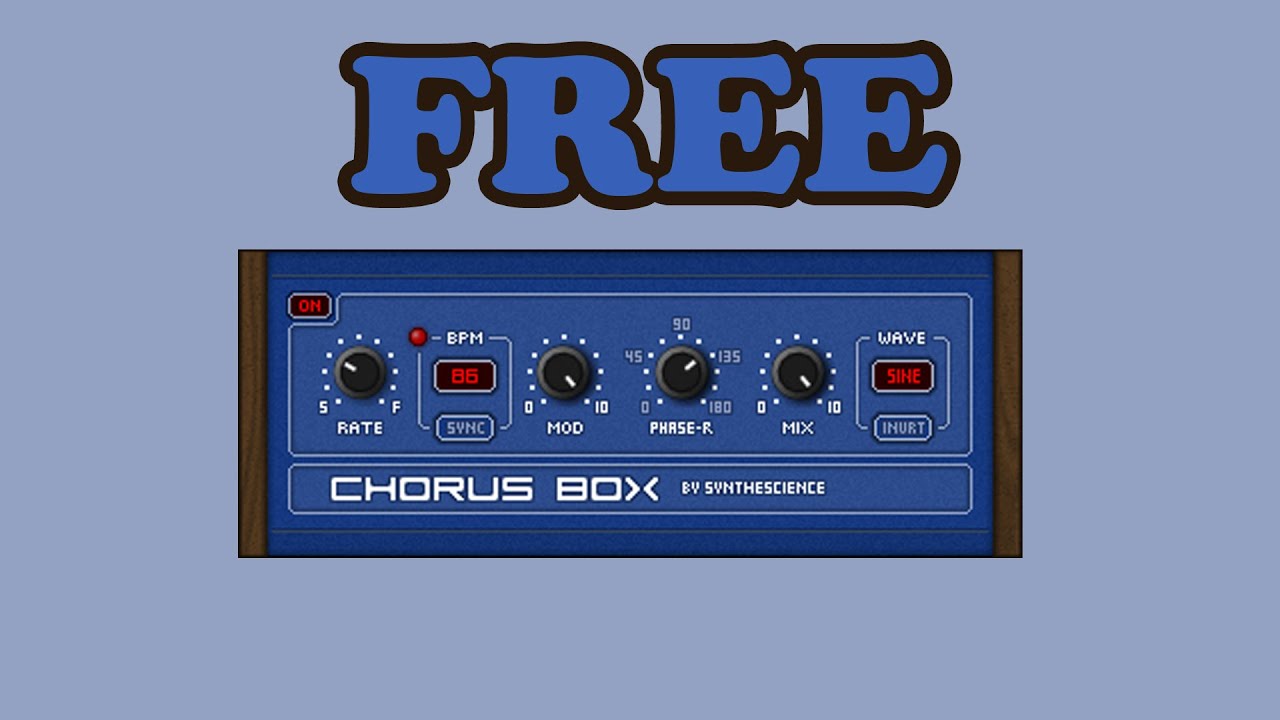 FREE Chorus Box by Synthescience - YouTube