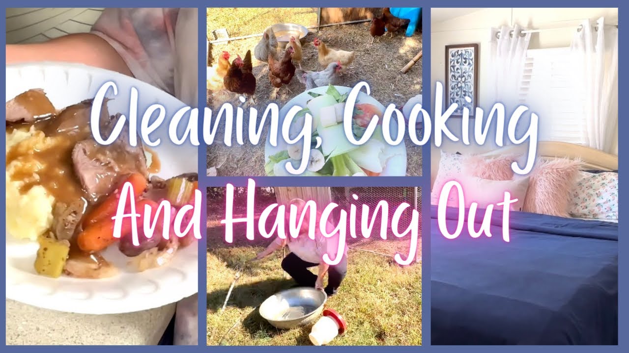COME HANG OUT WITH ME || COOKING AND CLEANING - YouTube