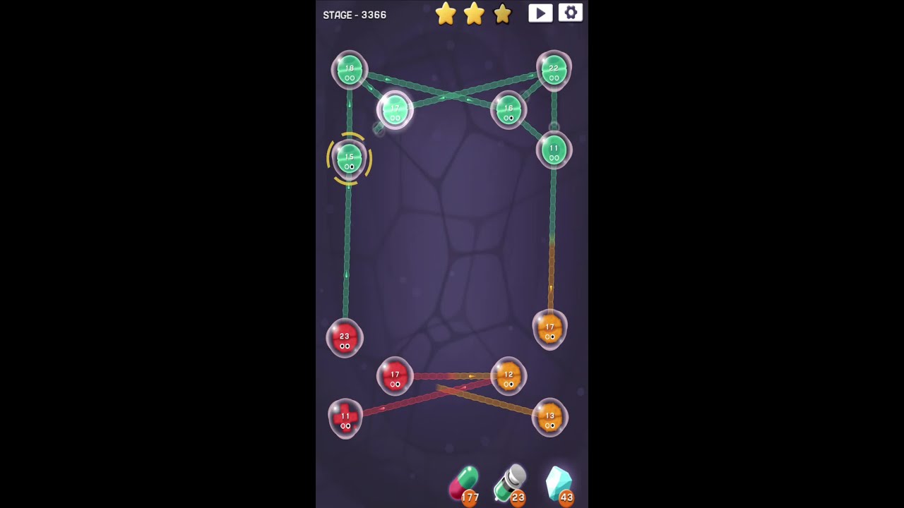 Cell Expansion Wars - Stage 3366 ⭐⭐⭐ Walkthrough - YouTube