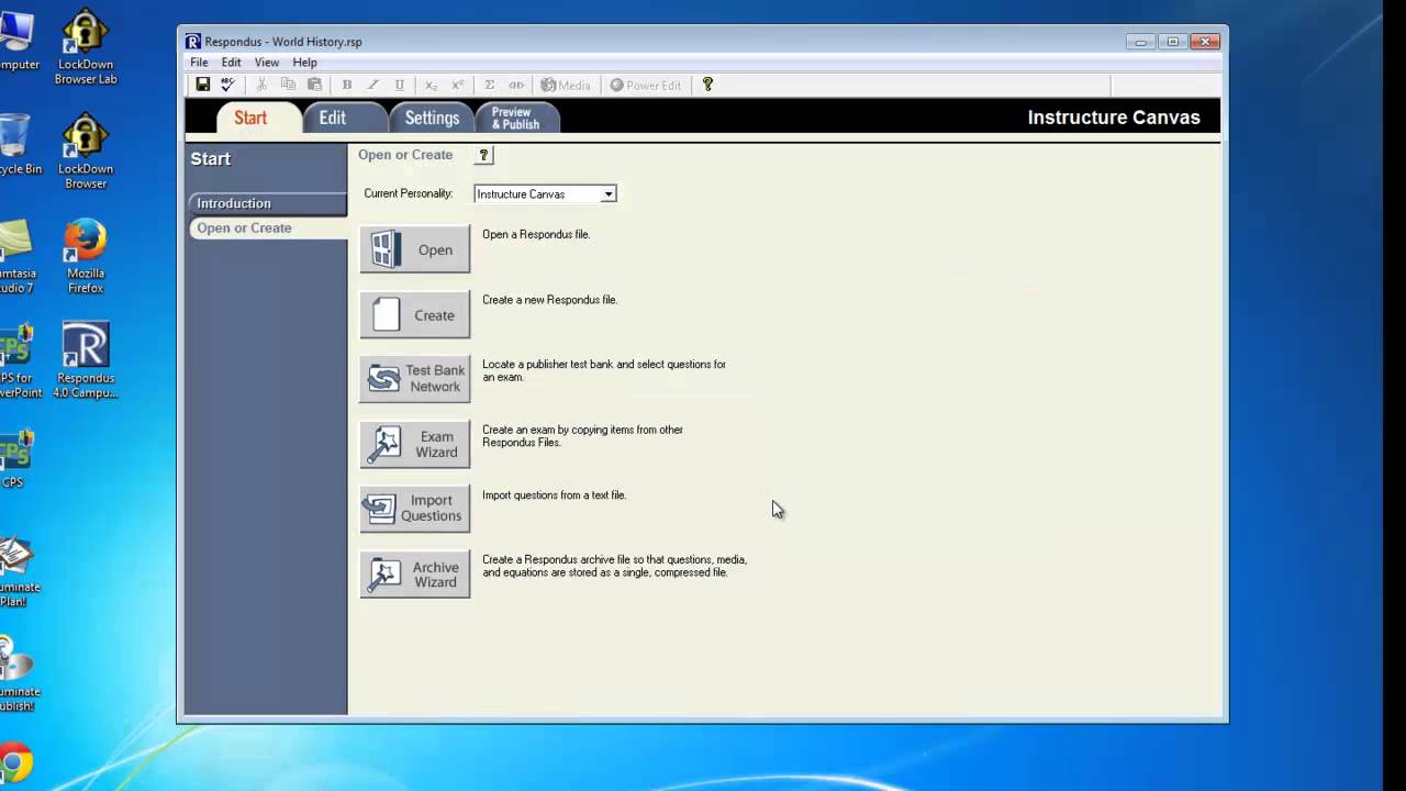 UAB Respondus Tutorial for Installing and Integrating - YouTube