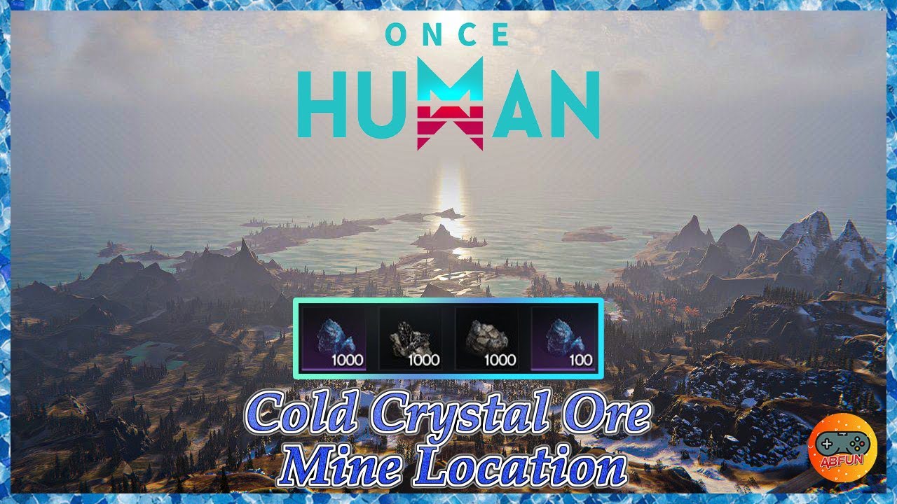 Once Human THE WAY OF WINTER Best Cold Crystal Ore Mine Location - YouTube