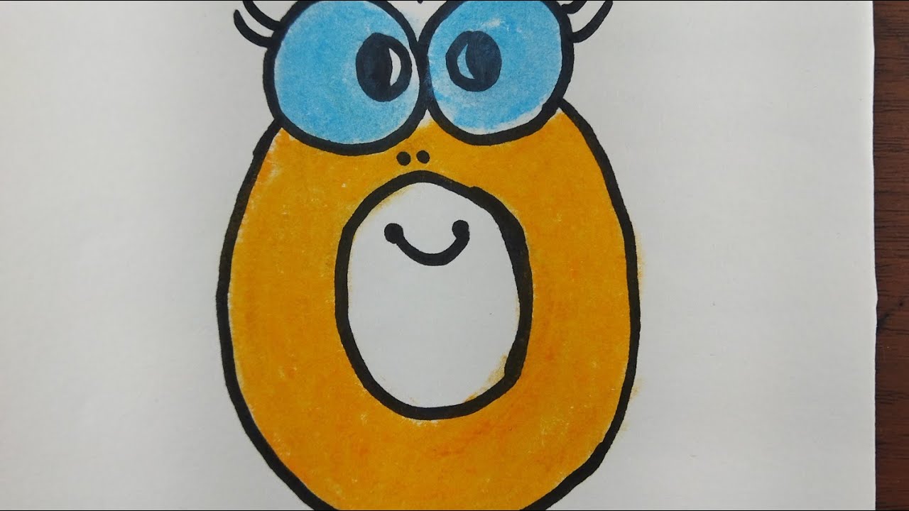 How to draw cute O with eyes easy #draw #easy #drawing #arts #cute ...