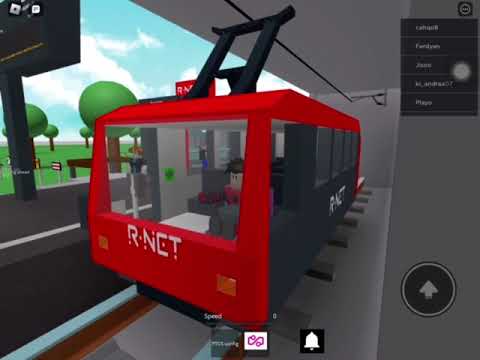 The roblox tram and train experience. - YouTube