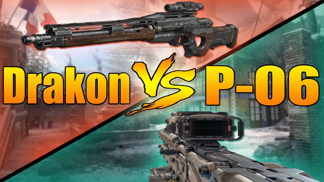 Drakon VS P-06 (Call of Duty Black Ops 3 Sniper Rifle Versus) - YouTube