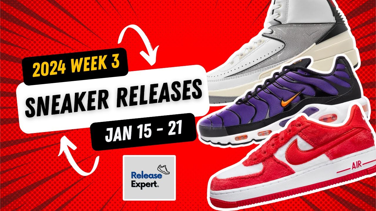 Sneaker Release Calendar | 2024 Week 3 | Jan 15 to 21 - YouTube