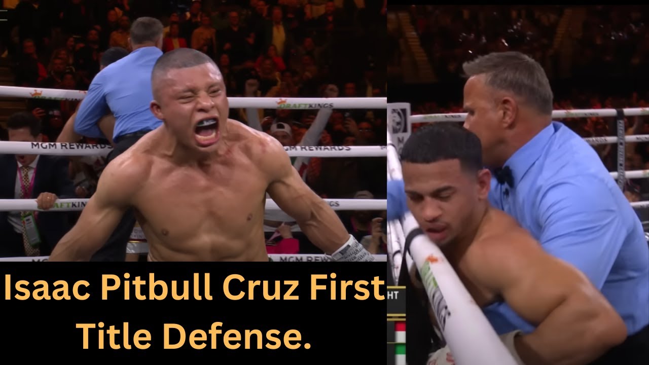 Isaac "Pitbull" Cruz First Title Defense. WBA World Super Lightweight ...