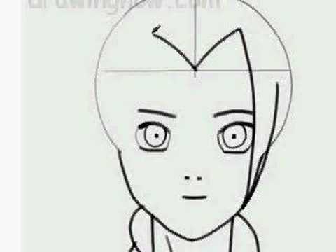 how to draw manga suska naruto anime - YouTube