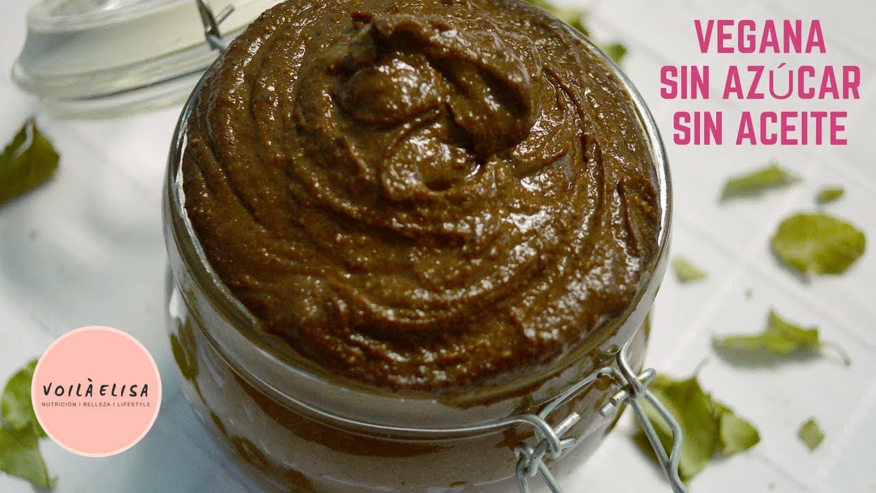 Nutella saludable Sin azúcar ni aceite 4 INGREDIENTES!! - YouTube