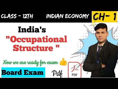 India's Occupational Structure On the Eve of independence 1947- 48 ...