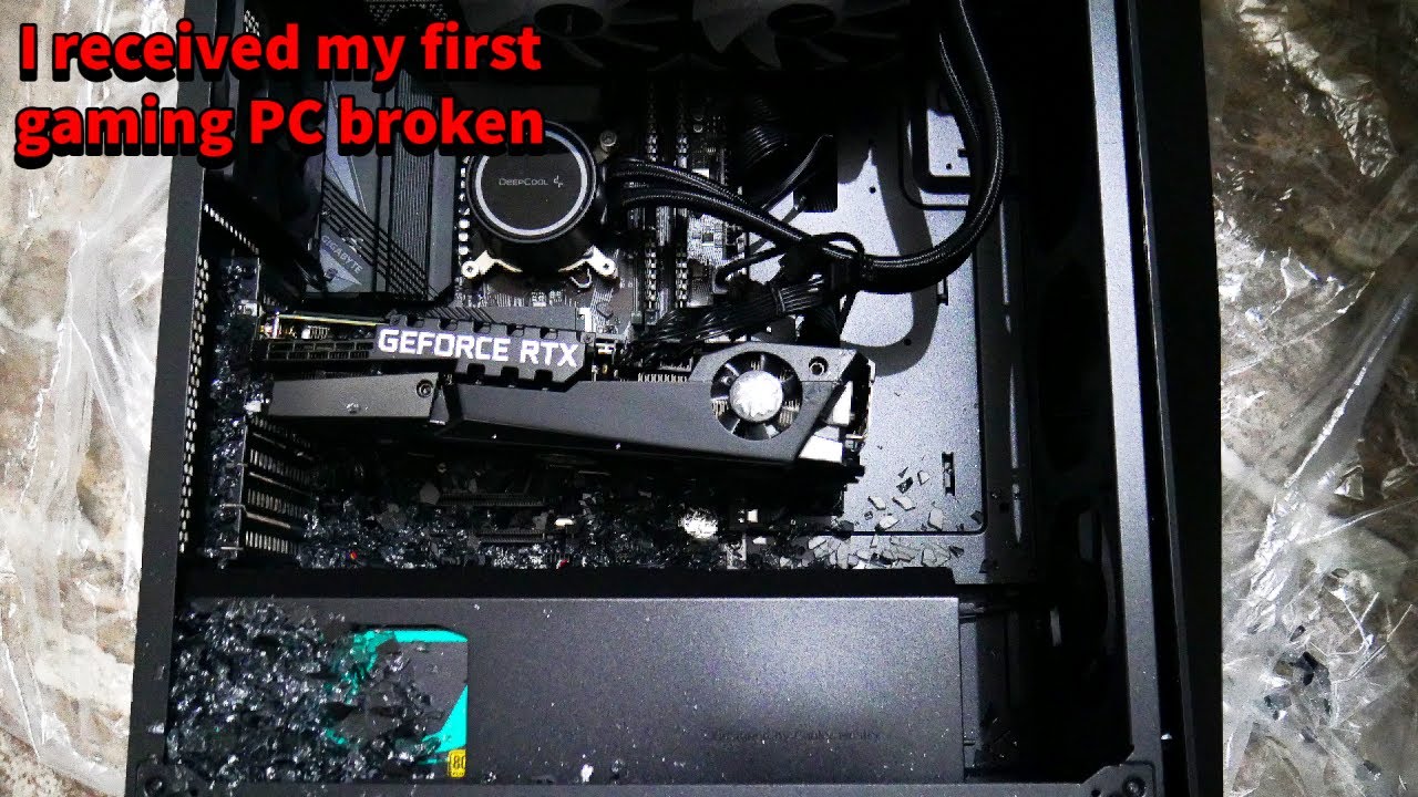 My first gaming PC | Received broken PC | Bad Delivery - YouTube