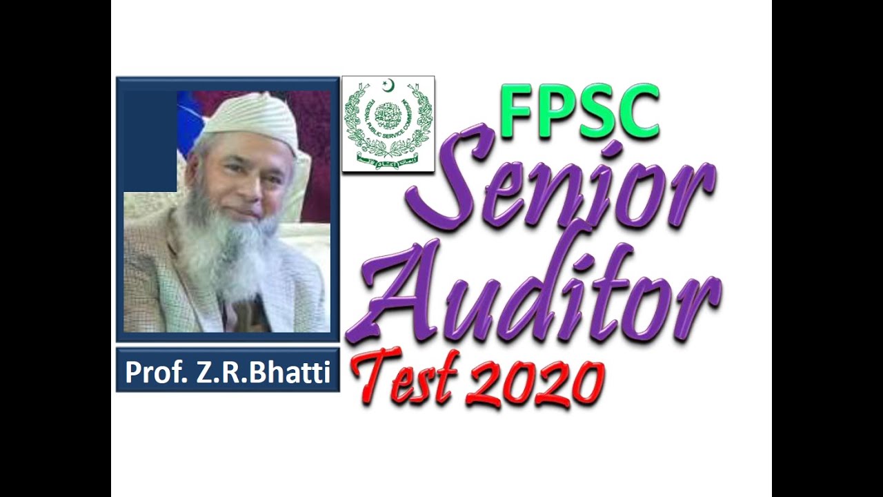 FPSC Senior Auditor Test Lecture 2 YouTube fpsc-senior-auditor-test-lecture-2-youtube