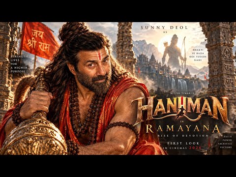 Sunny Deol As Hanuman In Ramayana | Part 1 & Part 2 | Ranbir Kapoor |The Ramayana Trailer Comingsoon