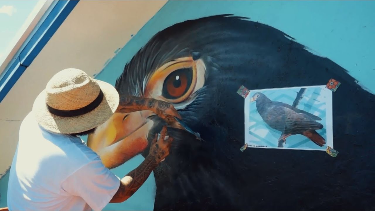 Māori artists join campaign to save Samoa's national bird - YouTube