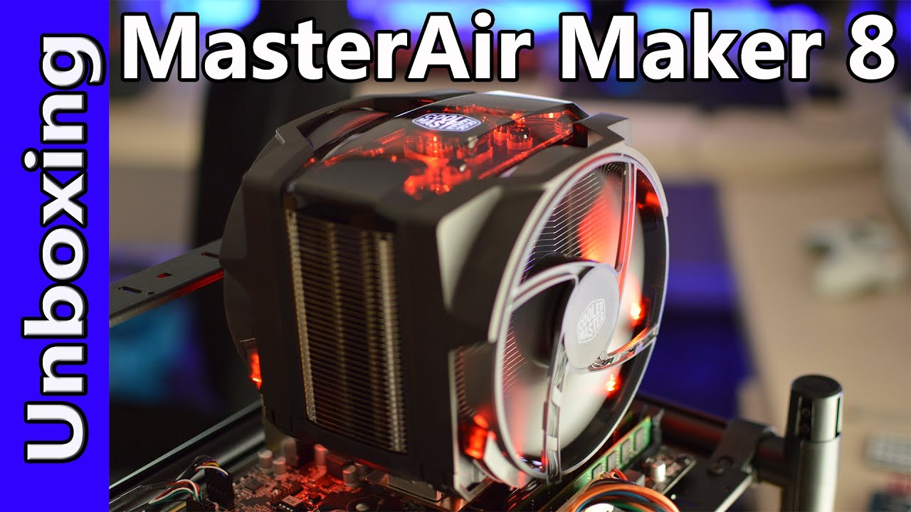 Disipador Masterair Maker 8 ¿El mejor disipador por aire del mundo? - YouTube