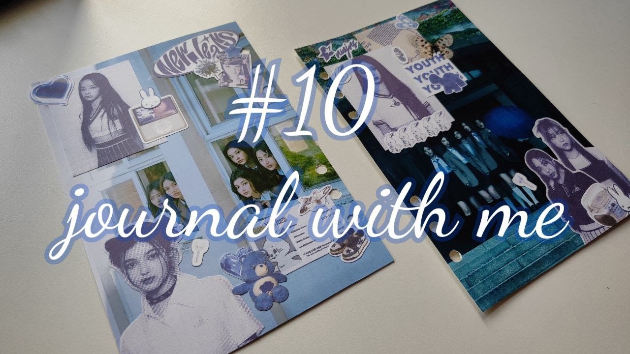 #10 Journal with me | New Jeans | #journal #journalwithme #newjeans # ...