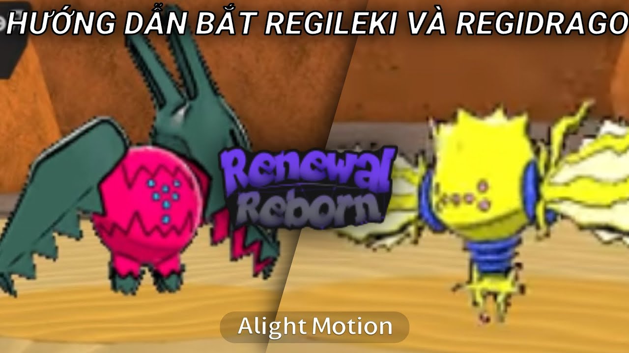 Hướng dẫn bắt Regileki và Regidrago | Pokemon Renewal Reborn - YouTube