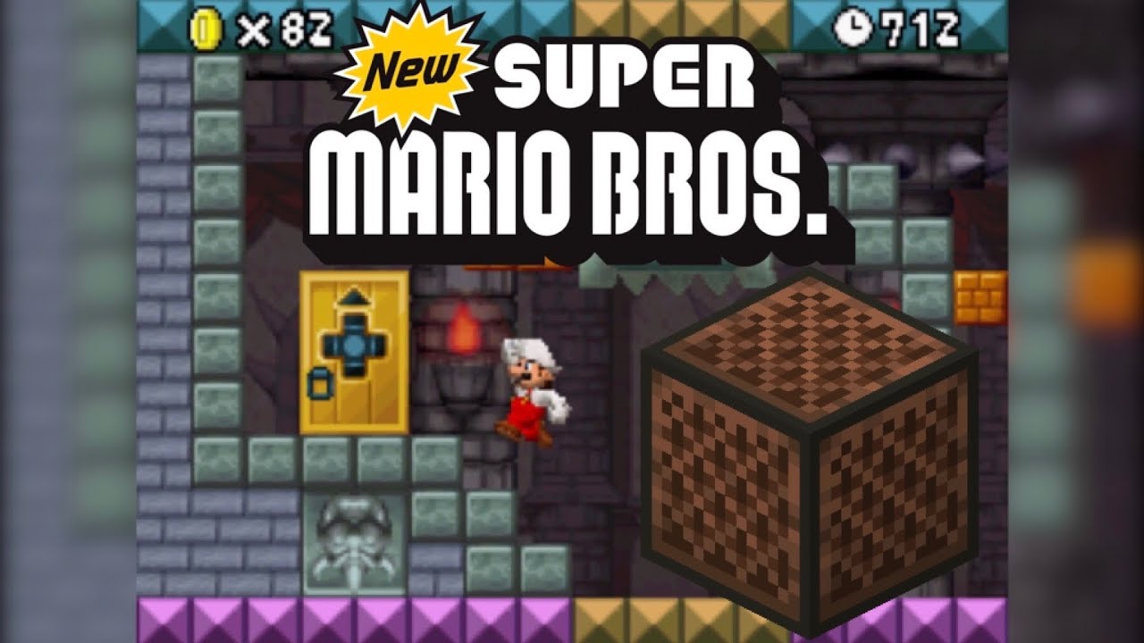 NSMB DS Castle Theme with Noteblocks - YouTube
