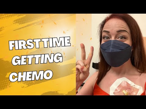 First time receiving chemotherapy (the red devil) - YouTube