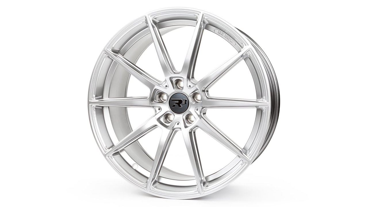 FelgenOutlet.de - R³ Wheels · R3H3 · hyper silver - YouTube