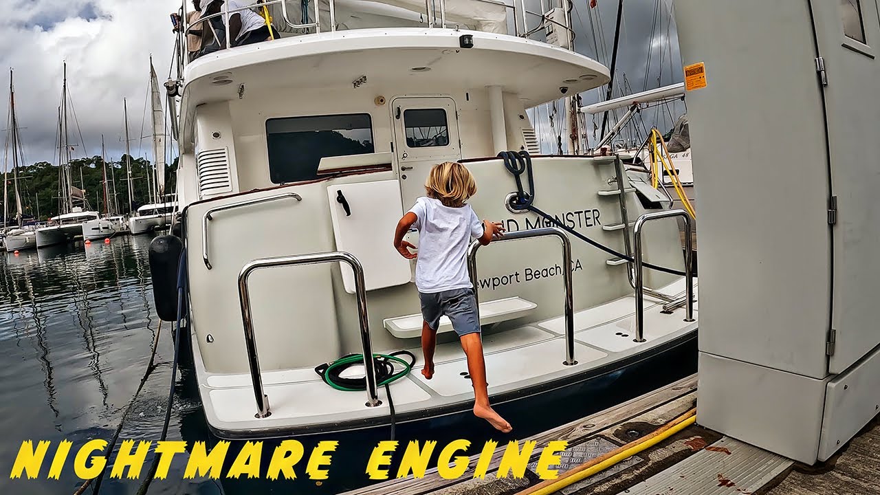 NIGHTMARE ENGINE! Unfixable yacht part 2! Trawler life #199 - YouTube