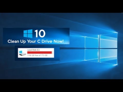 How to clean Your hard drive : Windows 10 : free space up - YouTube