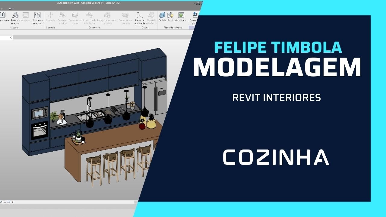 [REVIT INTERIORES] MODELAGEM COZINHA - YouTube