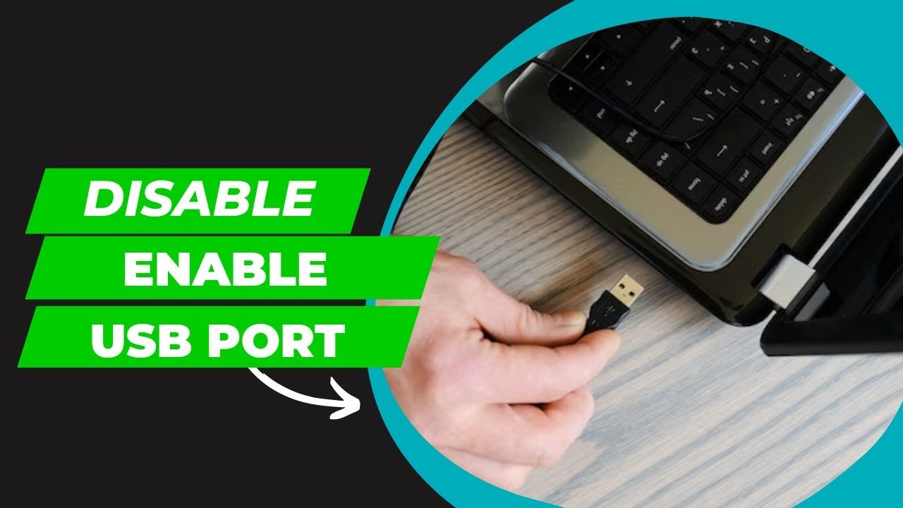 Disable or Enable USB Port - YouTube