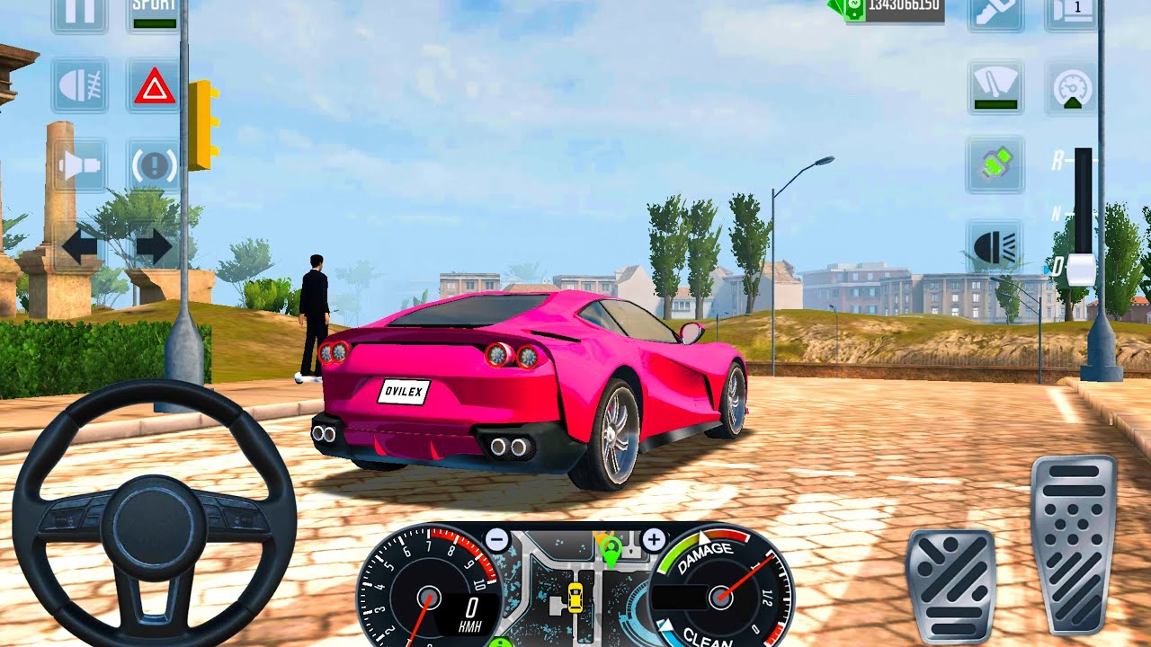 ROSE PINK CHEVROLET CORVETTE LUXURY CAR DRIVING💓 - TAXI SIM 2022🚗 ...